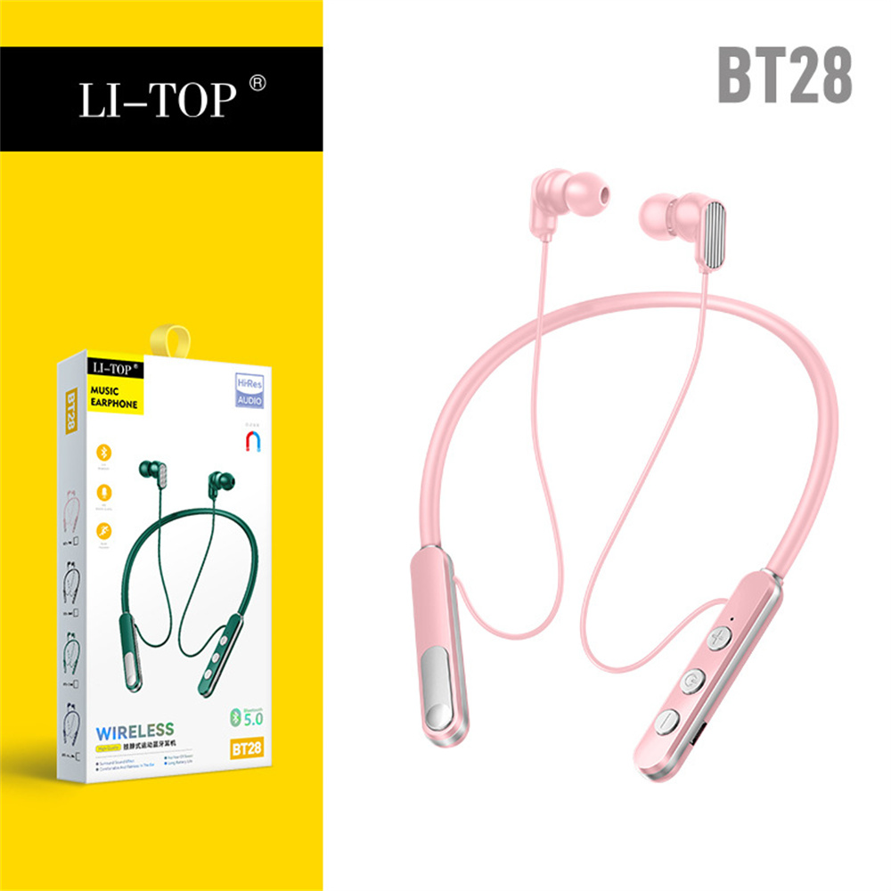 Queenki แม่เหล็กสำหรับกีฬาแบบคล้องคอแบบสองหูชุดหูฟังไร้สาย,สเตอริโอฟัง ...