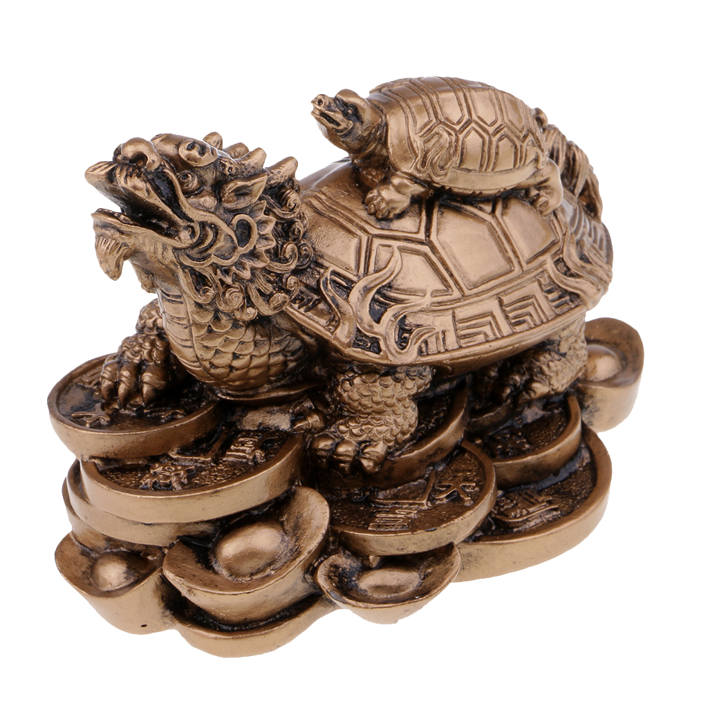 【Yibei Fairy Tale Toy City】Wealth &Money Dragon Statue Figurine Good ...