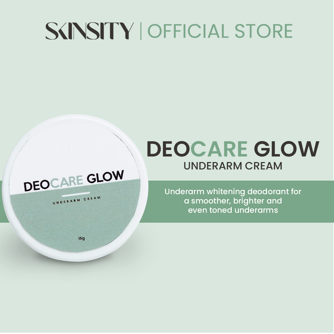 Skinsity DeoCare Glow 15G - Pampaputi ng Kilikili, Singit, Siko, Tuhod ...