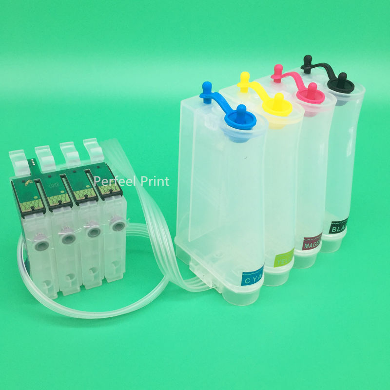 【Be worth】 4 Color T1291-T1294 Empty Ciss With Arc Chip For Epson Wf ...