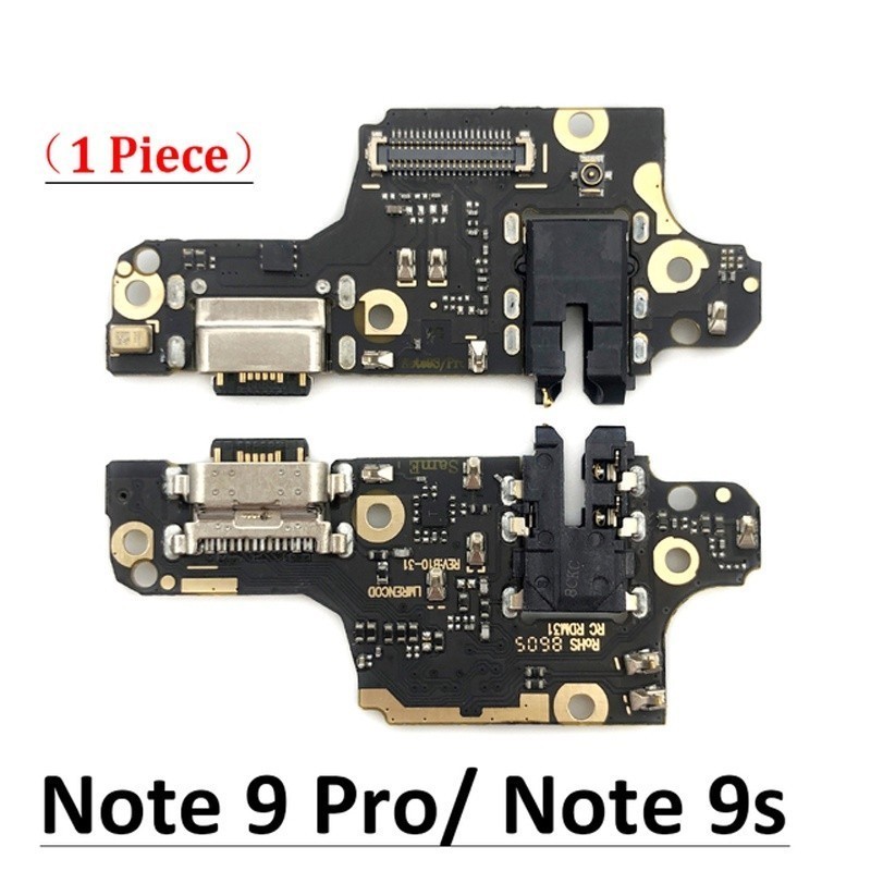 For Redmi Note 7 8 9 10 Pro 4G 5G 8T 9S 10S Charging Pad Port with Fast ...