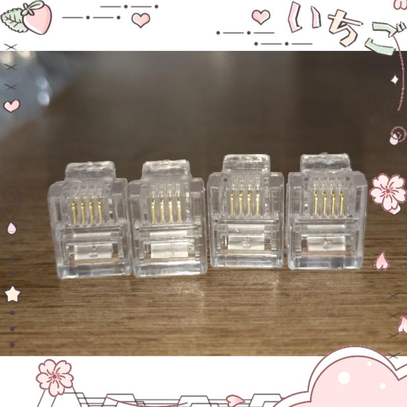 RJ11 Telephone Connector Modular 100pcs | Lazada PH