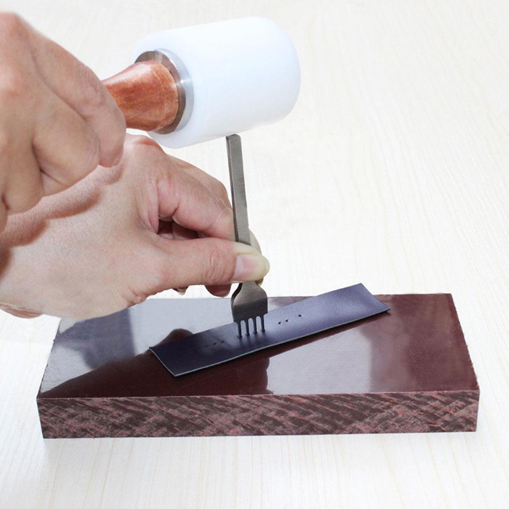 3/4/5/6MM DIY Craft Punching Hole Tools 1+2+4+6 Teeth Chisel Tool Hand ...