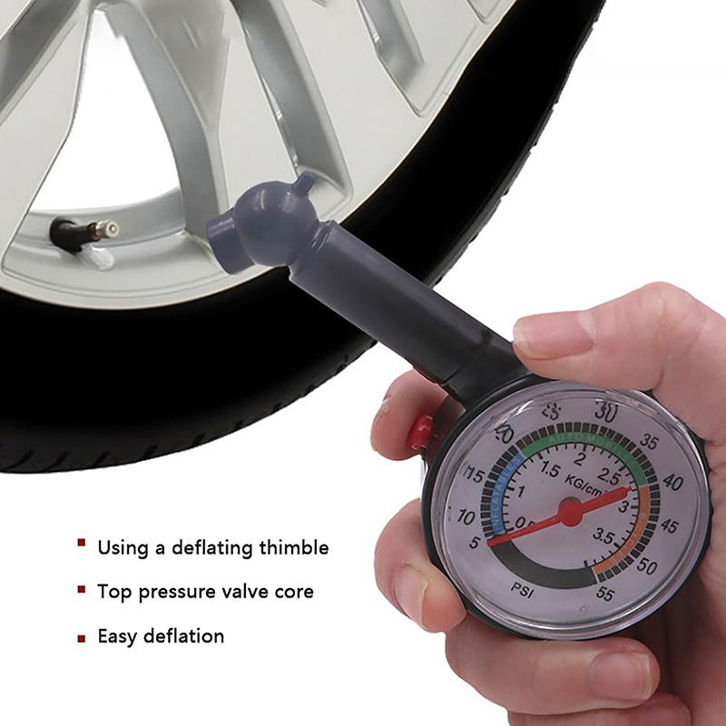 Car Tyre Tire Pressure Gauge For Car Auto Motorcycle Truck Bike Dial ...