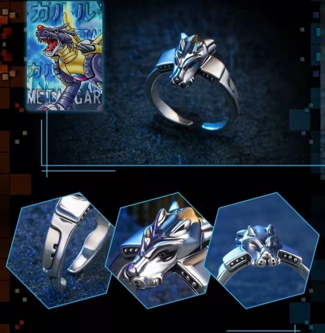 【Clearance Markdowns】Classic Anime Digital Baby Ring Tyrannosaurus Rex ...