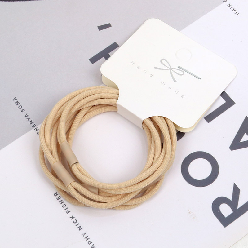 5 Pack 2 in 1 Milk Curry Gradient Basic Hair Rope Hair Rope Joker Head ...