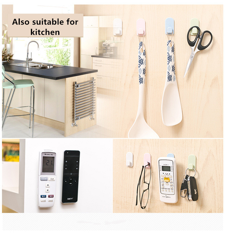 2pair Remote Control Plastic Hooks Sticky Hook Set Air Conditioner ...