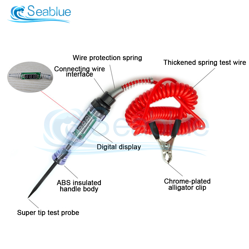 3v-70v/5v-90v Led Car Truck Voltage Circuit Tester Digital Display ...