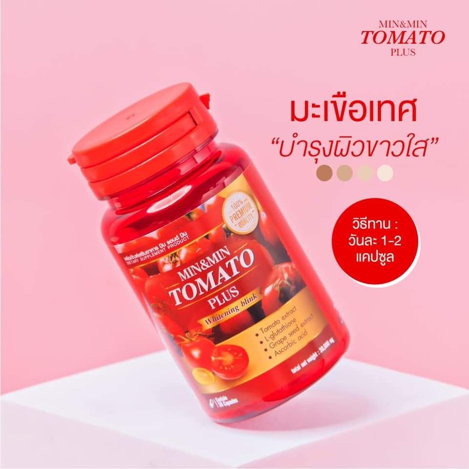 Min & Min Tomato Plus มิน & มิน โทเมโท พลัส มินมิน มะเขือเทศญี่ปุ่น [30 ...