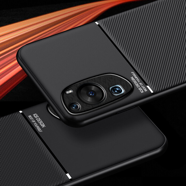 lthmy for Huawei P60 Pro Stripe Pattern Anti-Slip Shockproof Soft TPU ...