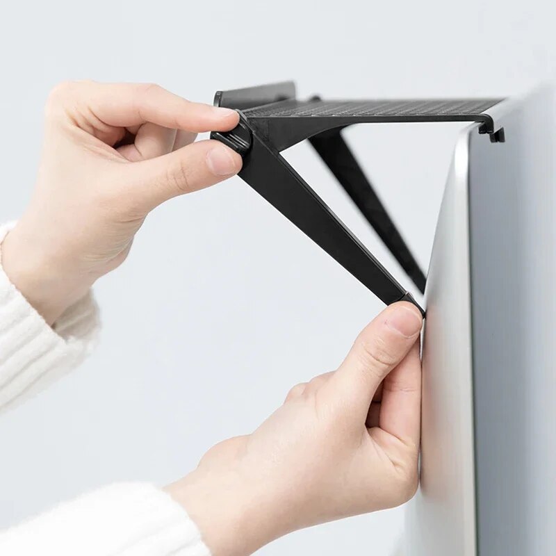 2PCS Rack TV Monitor Organizer Screen Top Storage Shelf Holder ...