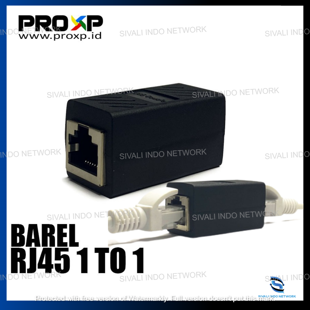 PROXP BAREL RJ45 CONNECTOR 1 TO 1 | Lazada Indonesia
