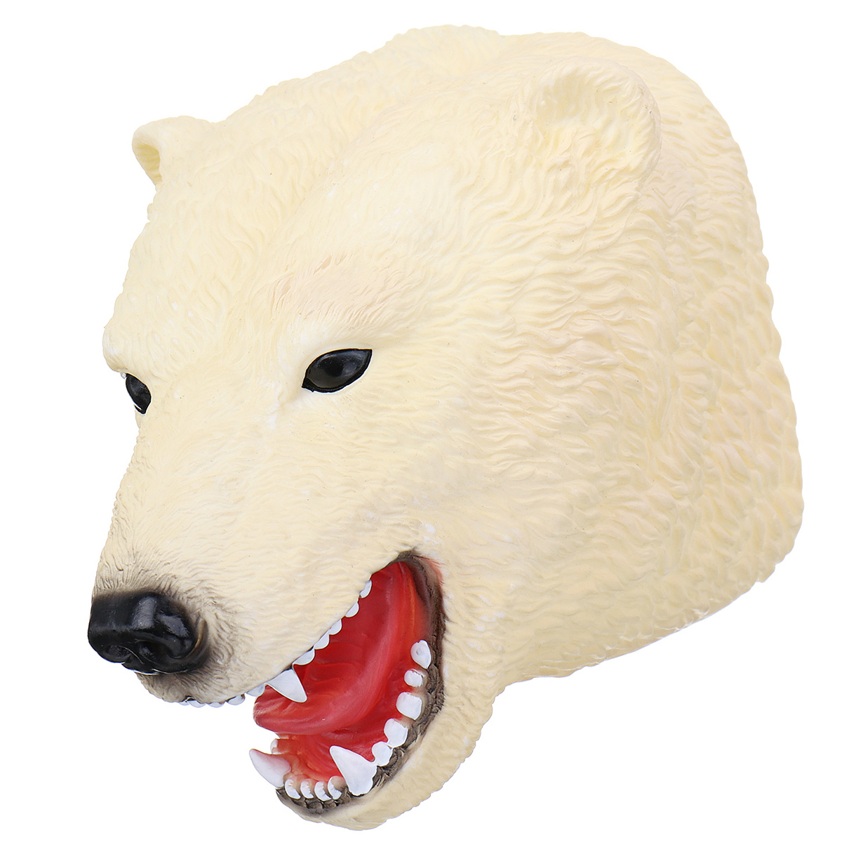 (photo)Large Soft Wild Animal Head Gloves Hand Puppet for Kids Toddler ...