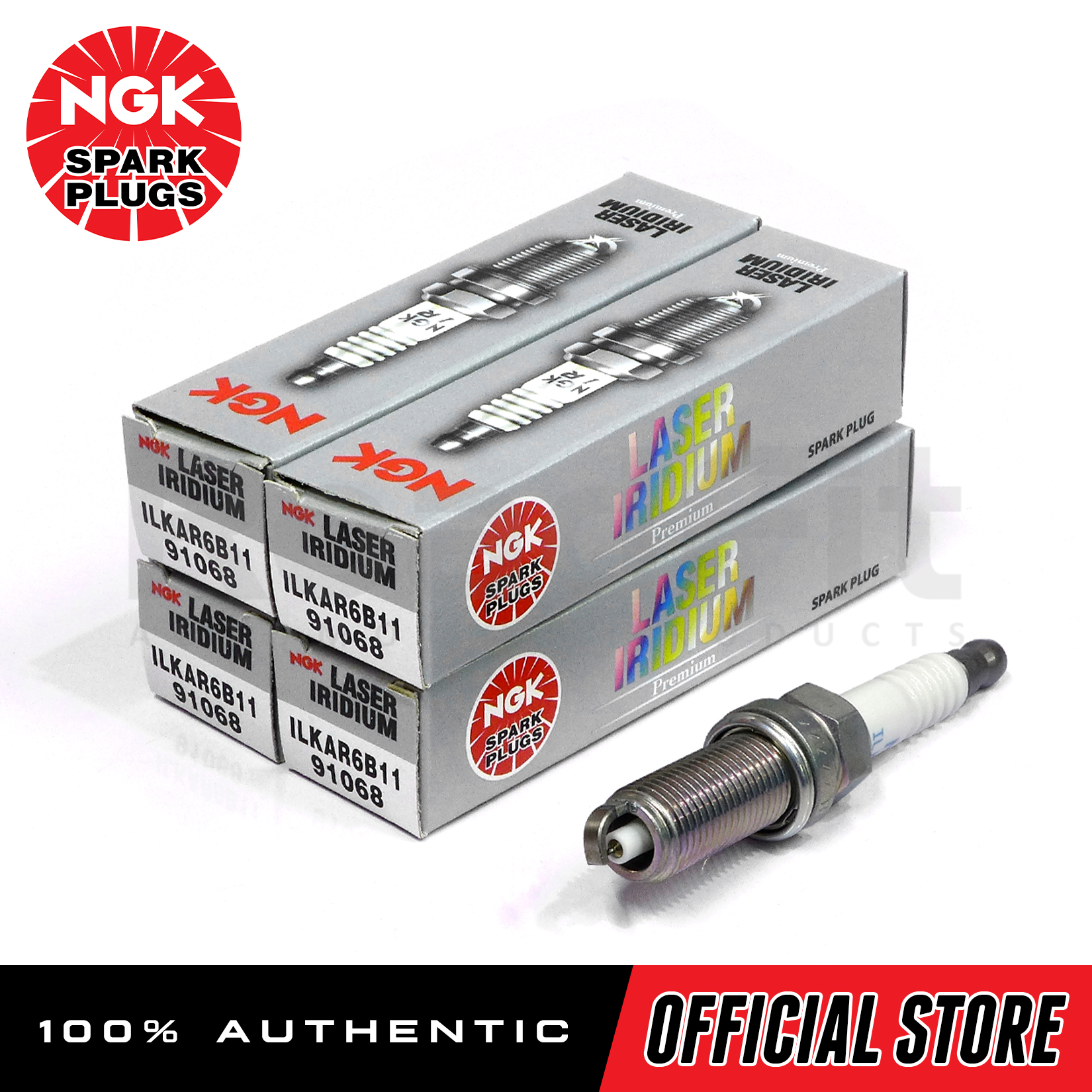 NGK ILKAR6B-11 Laser Iridium Spark Plugs For Lexus, Toyota Avanza ...