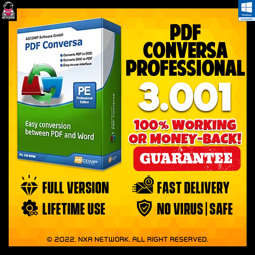 PDF Conversa Professional 3.001 | Guide Provided | Lifetime Full ...