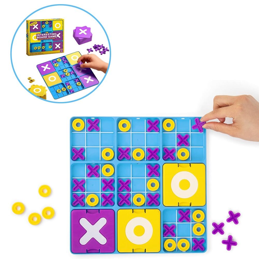 Logical Thinking Training Creative Tic Tac Toe Board Game Montessori ...