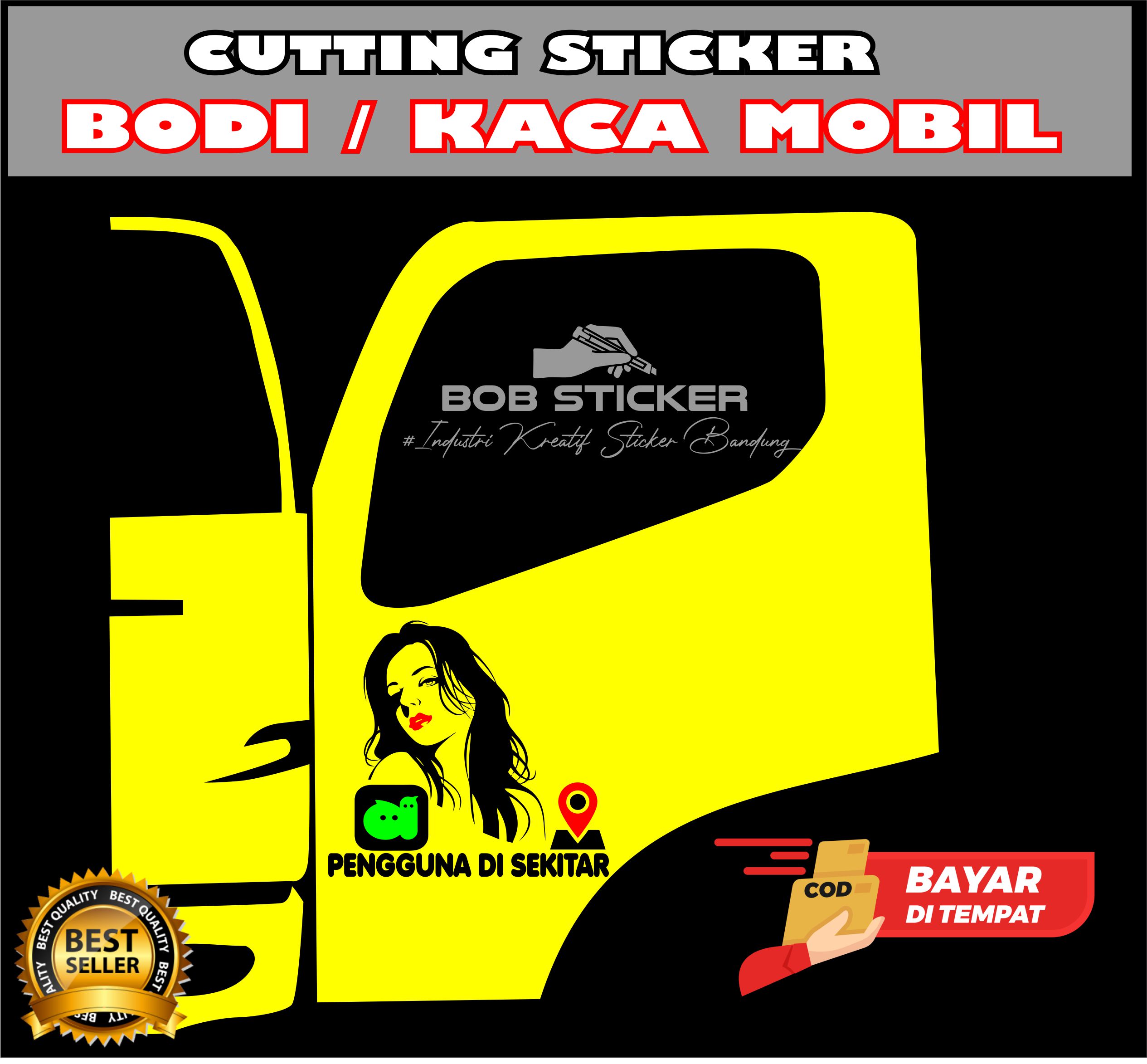 CUTTING STICKER KACA MOBIL / STIKER BODI MOBIL / STIKER PINTU MOBIL ...