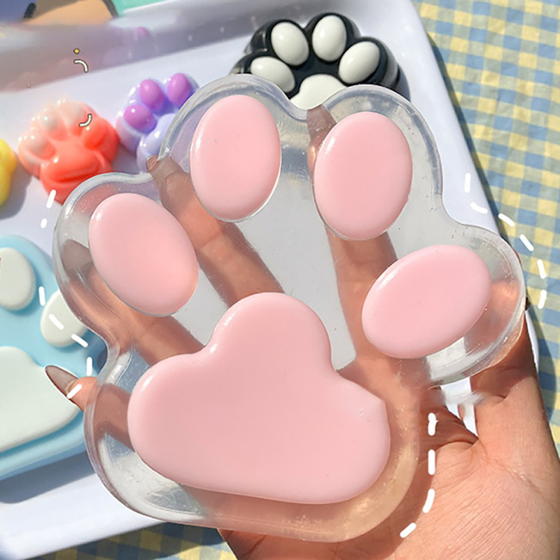 Sticky Cat Paw Squishy Toys Stress Relief Toys Giant Paw Decompressing ...