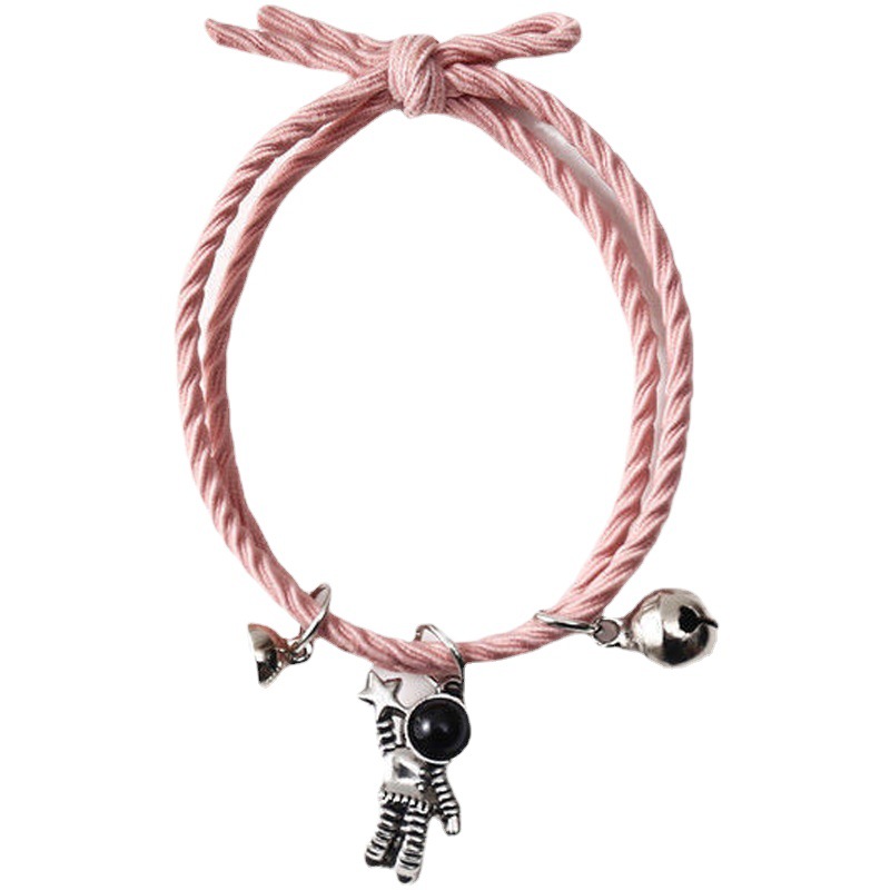Astronaut Couple Bell Bracelet Pair of Small Rubber Strap Magnet ...