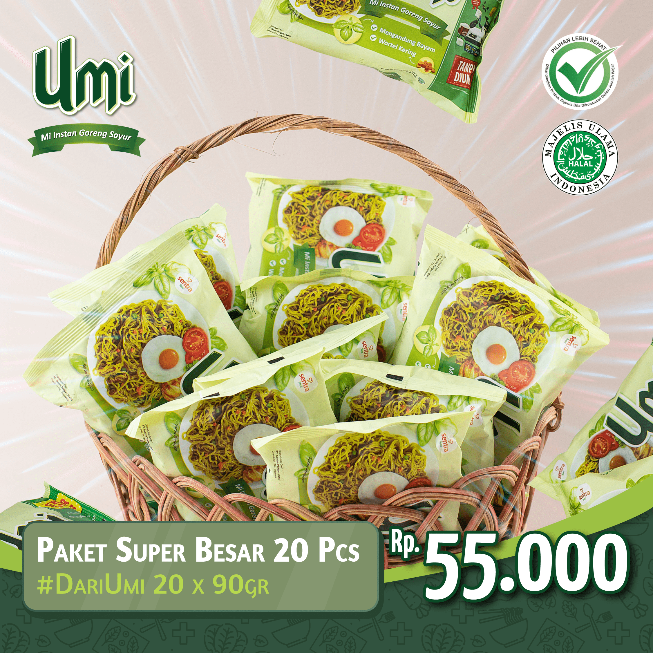 UMI Mie Goreng// Mie Instan Umi (Bundle 20 pcs) | Lazada Indonesia