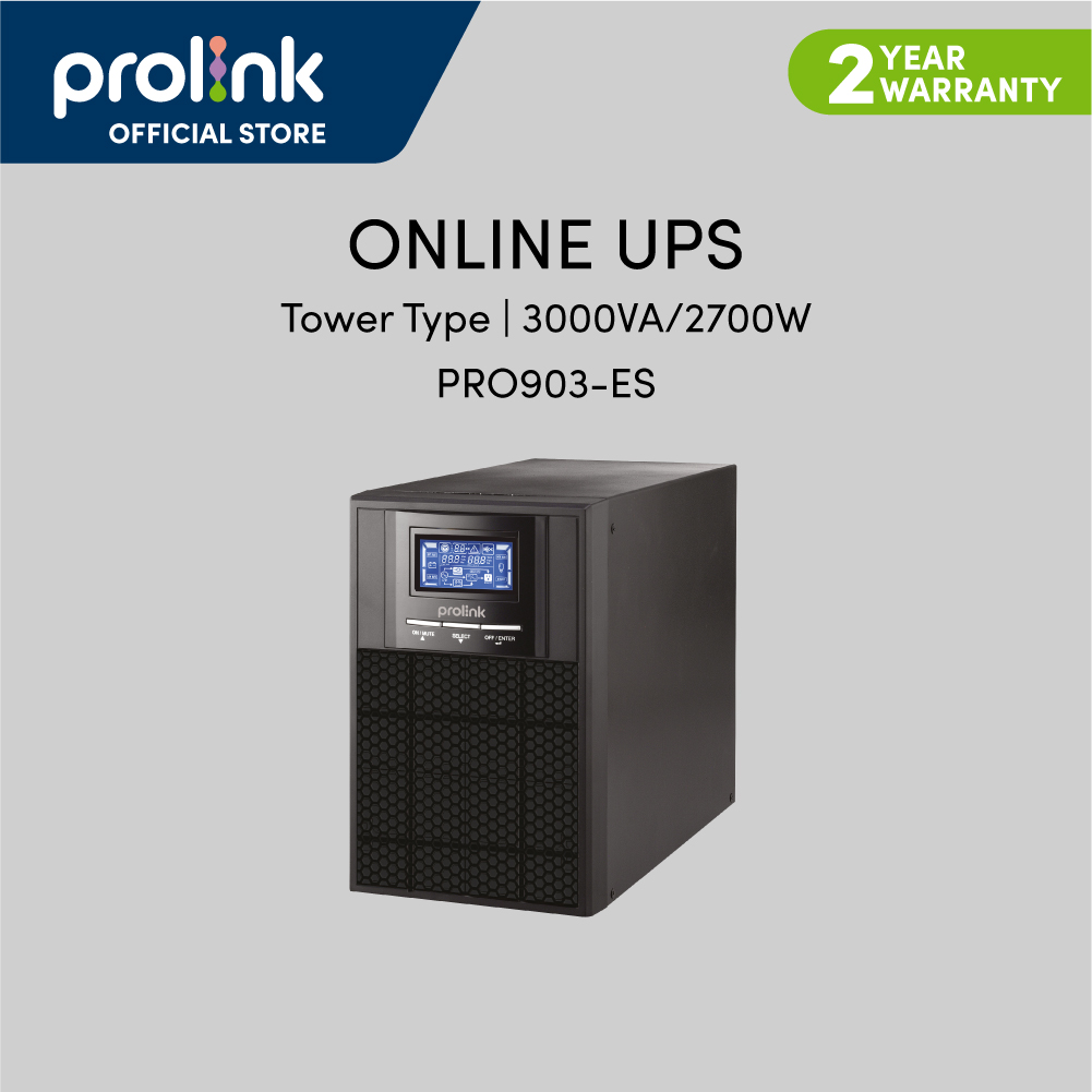 Prolink [3KVA | 2700W | Pure Sine-Wave] Online Smart UPS ...