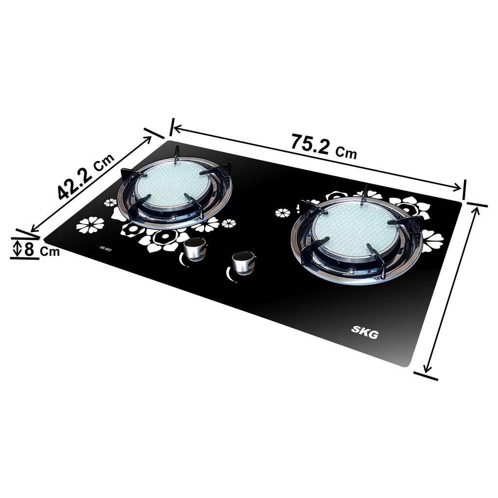 ใช้โค้ด INCOCT30 ลดเพิ่ม 150 บ. SKG เตาแก๊ส อินฟาเรส 2 หัว รุ่น SK-802 (สีดำ) - tWn7Hoz6 - ThaiPick