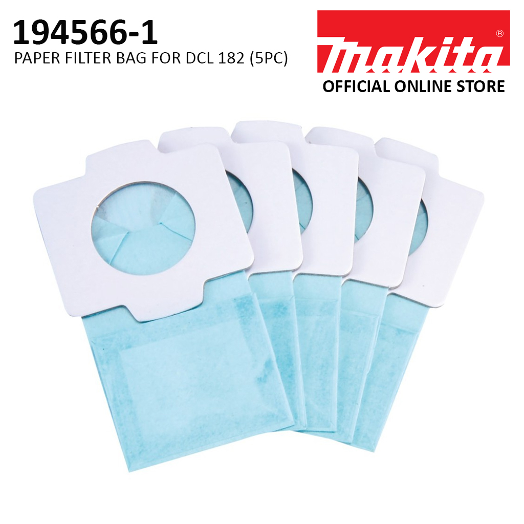 Makita 194566-1 Paper Filer Bag for DCL182 (5PCS) | Lazada Singapore