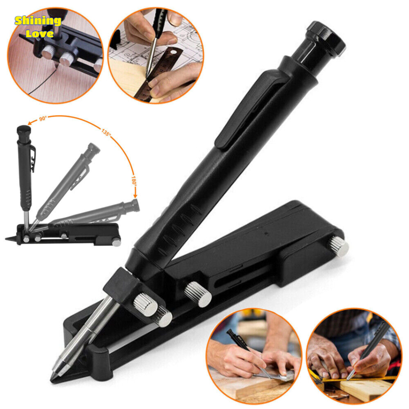 ShiningLove Multi-function Scribing Ruler Tool Heavy-duty Scribing Tool ...