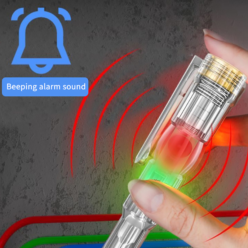 Test Pen Color Double Light Sensor Beep Alarm Electrician Test Broken ...