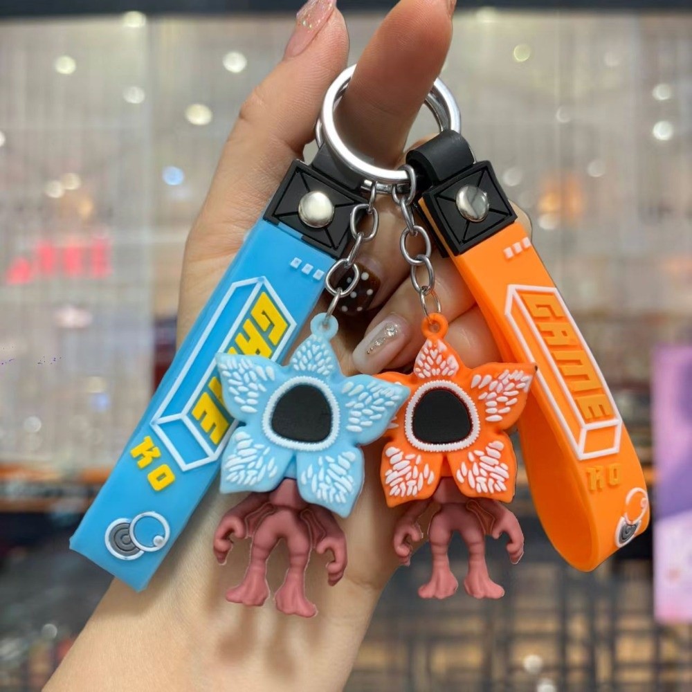 Bag Pendant PVC Stranger Keychains Backpack Decorations Season Friends ...