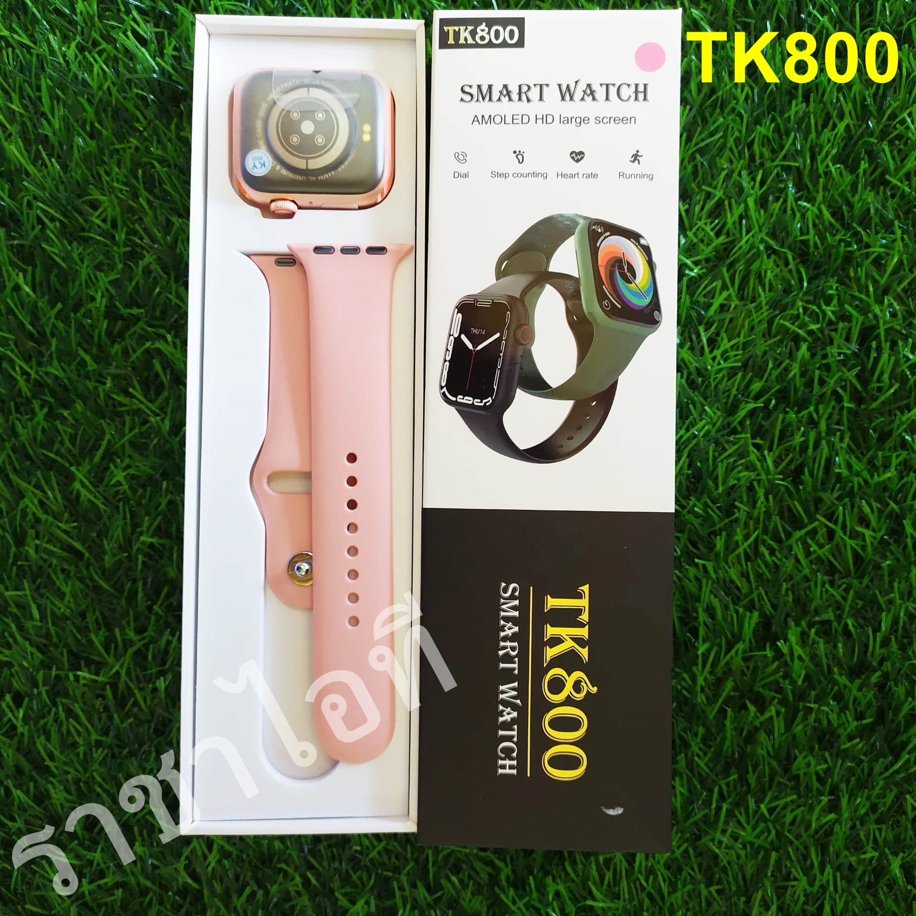 นาฬิกา smart watch TK800 เต็มจอเปลี่ยนรูปได้ โทรได้ เปลี่ยนสายได้ Ver ...