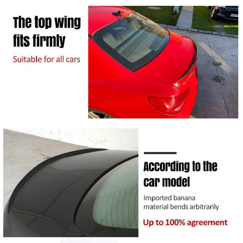 Universal Roof Spoiler Tail Wing Spoiler Rear Trunk Spoiler for Tesla ...