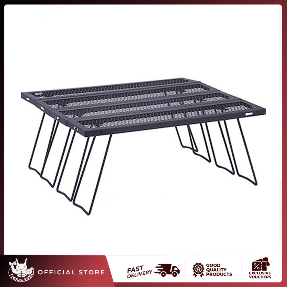 BLACKWORM Outdoor Campfire Camping Folding Mesh Table Can Be Combined ...