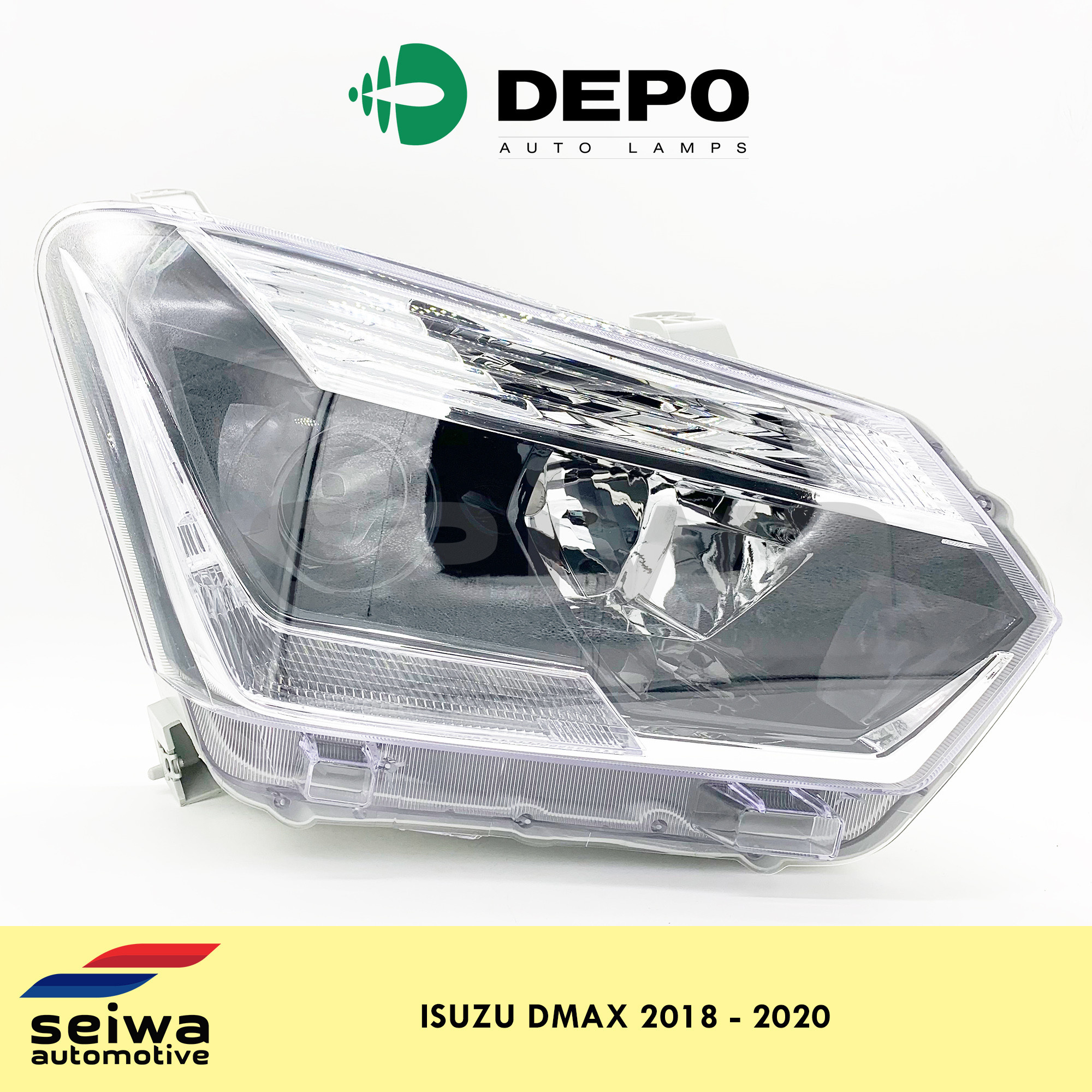 [2018 - 2020] Isuzu Dmax HeadLight RH (Passenger - LED with DRL) - Depo ...