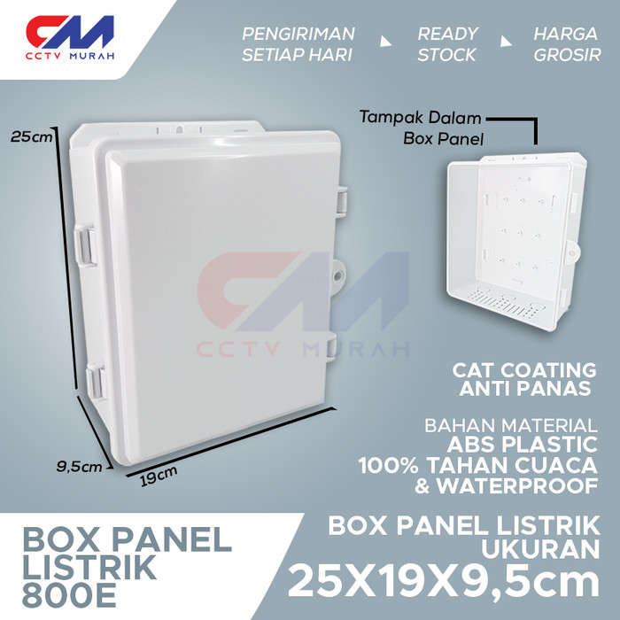 BOX PANEL LISTRIK OUTDOOR 800 || PANEL LISTRIK WATERPROOF | Lazada ...