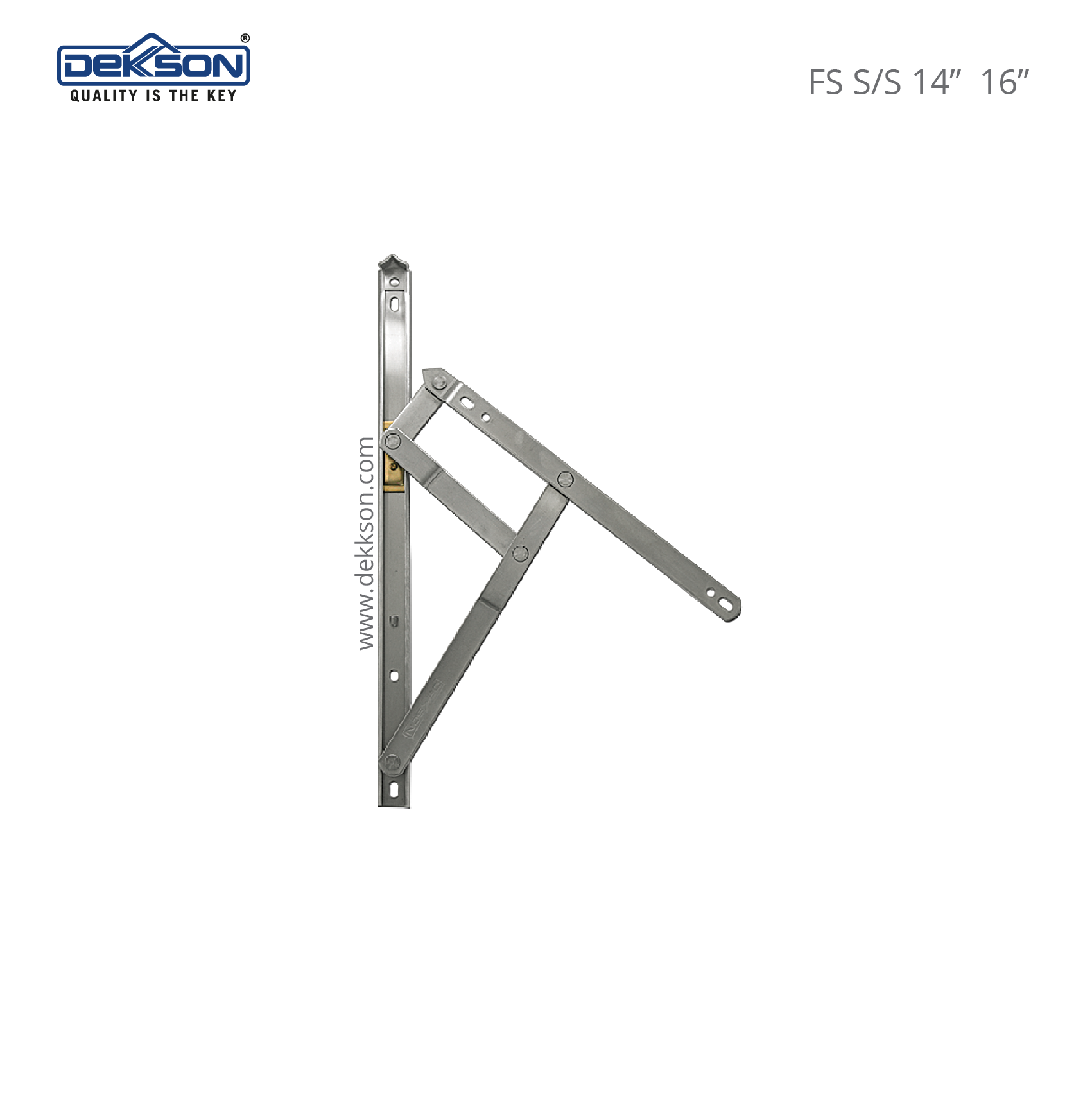 Engsel Casement 16" Dekkson SUS-304 (Friction Stay 16" DKS SUS-304 ...