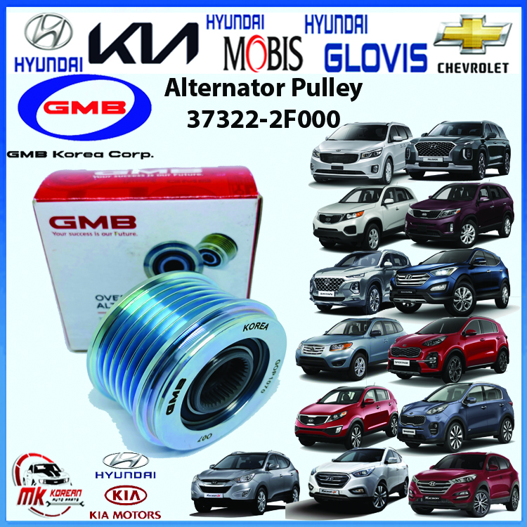 [GMB] Alternator Pulley. R-engine. CRDI. Diesel for Tucson(2010-2022 ...