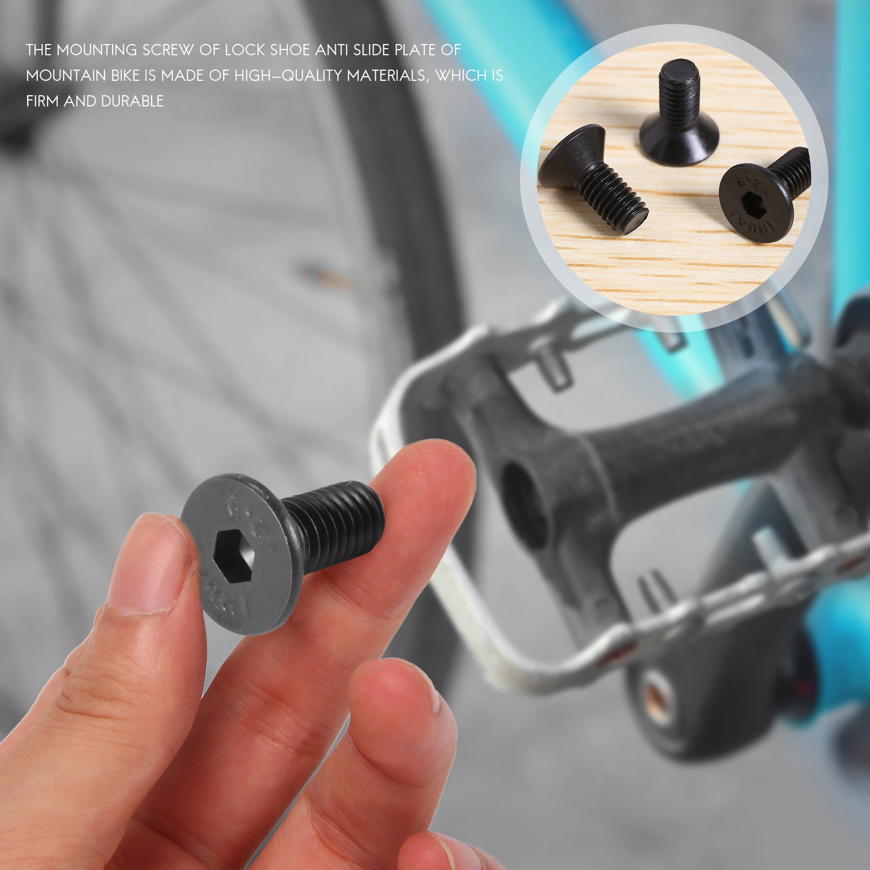 8pcs Mtb Bike Lock Shoe Cleat Mounting Screw For Spd Self-Locking Pedal ...