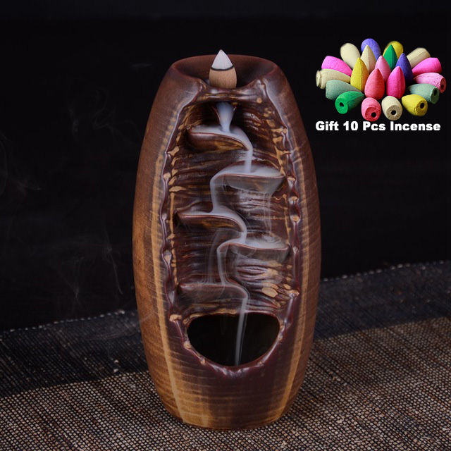 【EliteWardrobe】VIP Seller With 10Cones Gift Waterfall Burner Incense ...