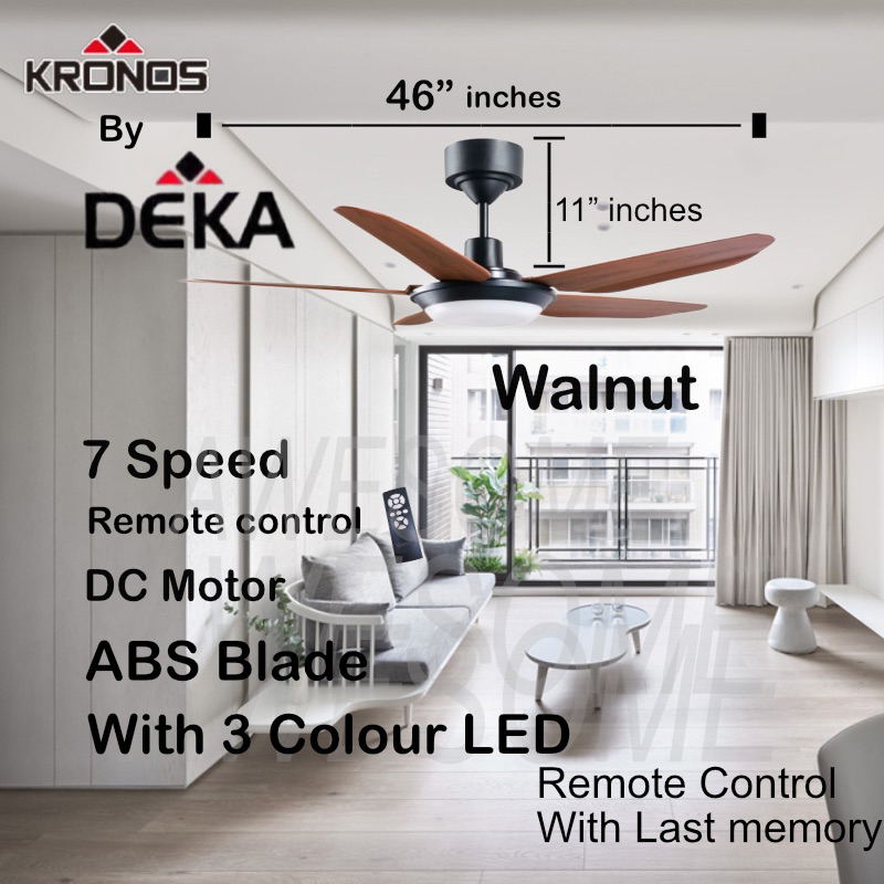 ⭐ [100% ORIGINAL] ⭐ Deka (NEW 2024) F5DC 56 46 DS11 DC MOTOR 7+7 Speed Remote Control DC Motor ...