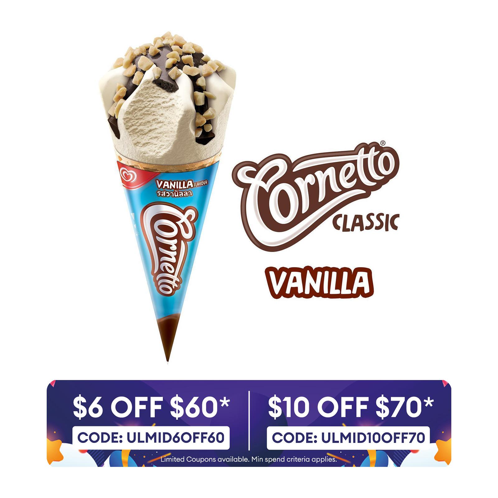 CORNETTO Classic Vanilla Ice Cream Cone - Frozen | Lazada Singapore