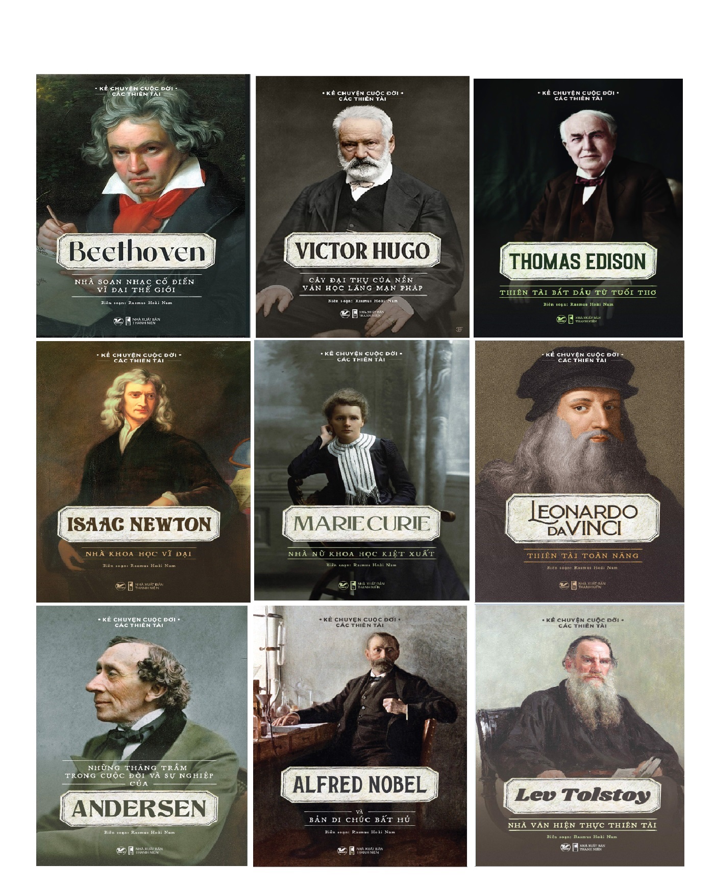 Sách - Combo Kể Chuyện Cuộc Đời Các Thiên Tài bộ 9 cuốn: Marie Curie ...
