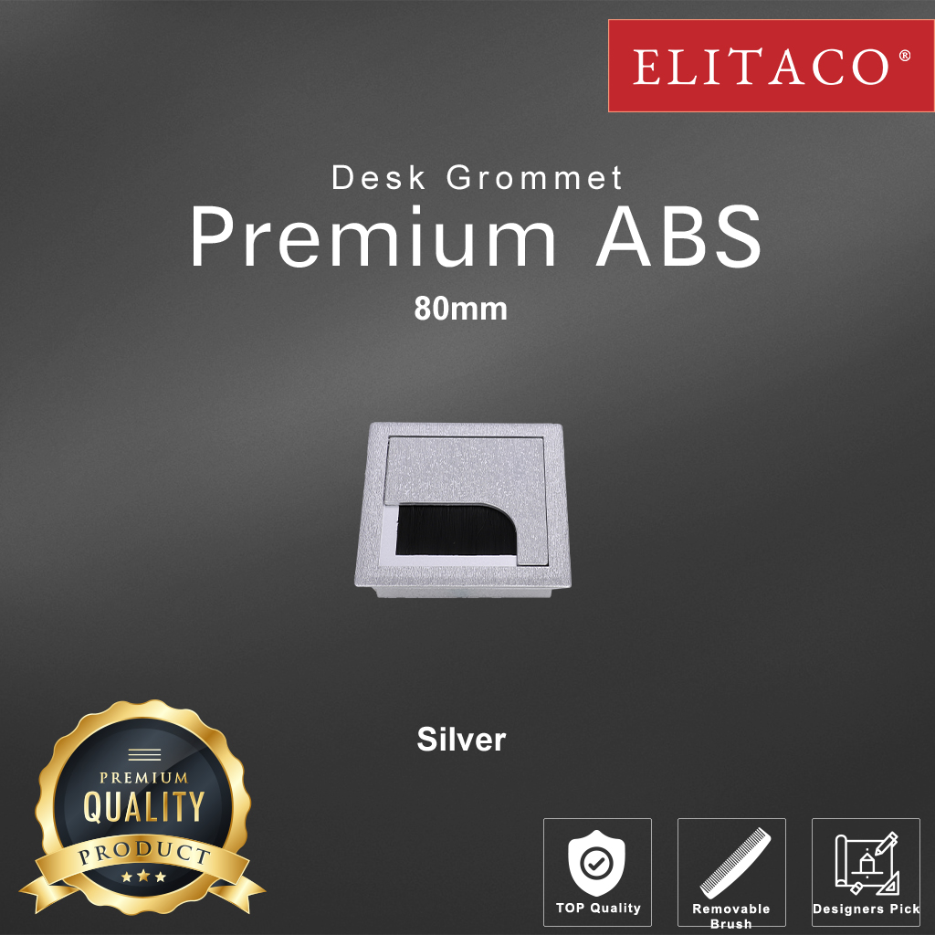 【ELITACO】Rectangle Table Grommet Premium ABS Office Hotel Bank Table ...