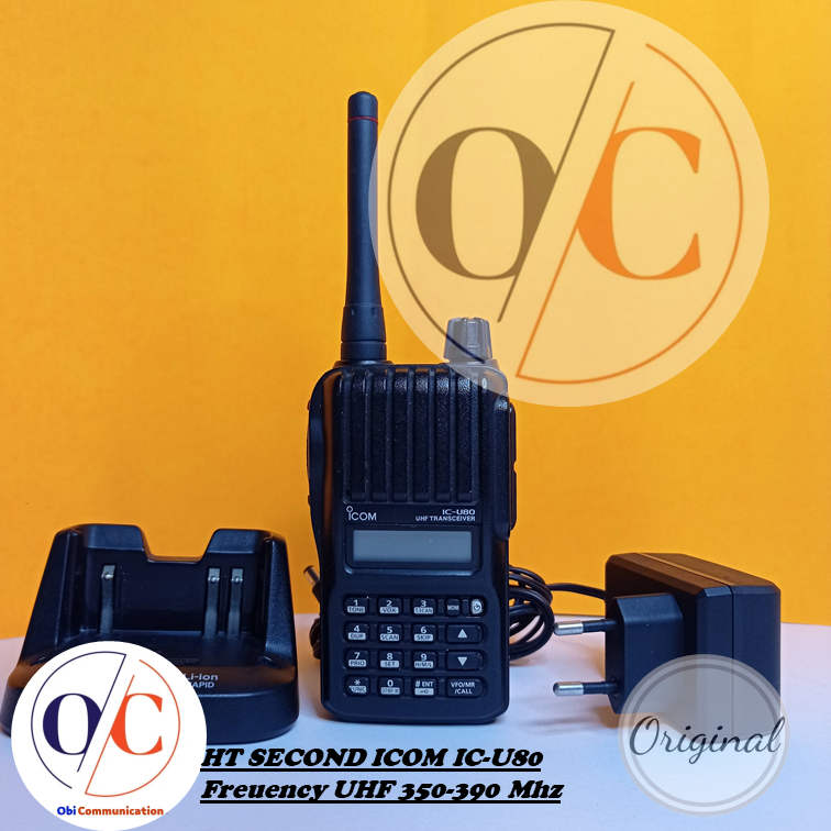 HT ICOM IC-U80 UHF 350 - 390 MHZ 2nd | Lazada Indonesia