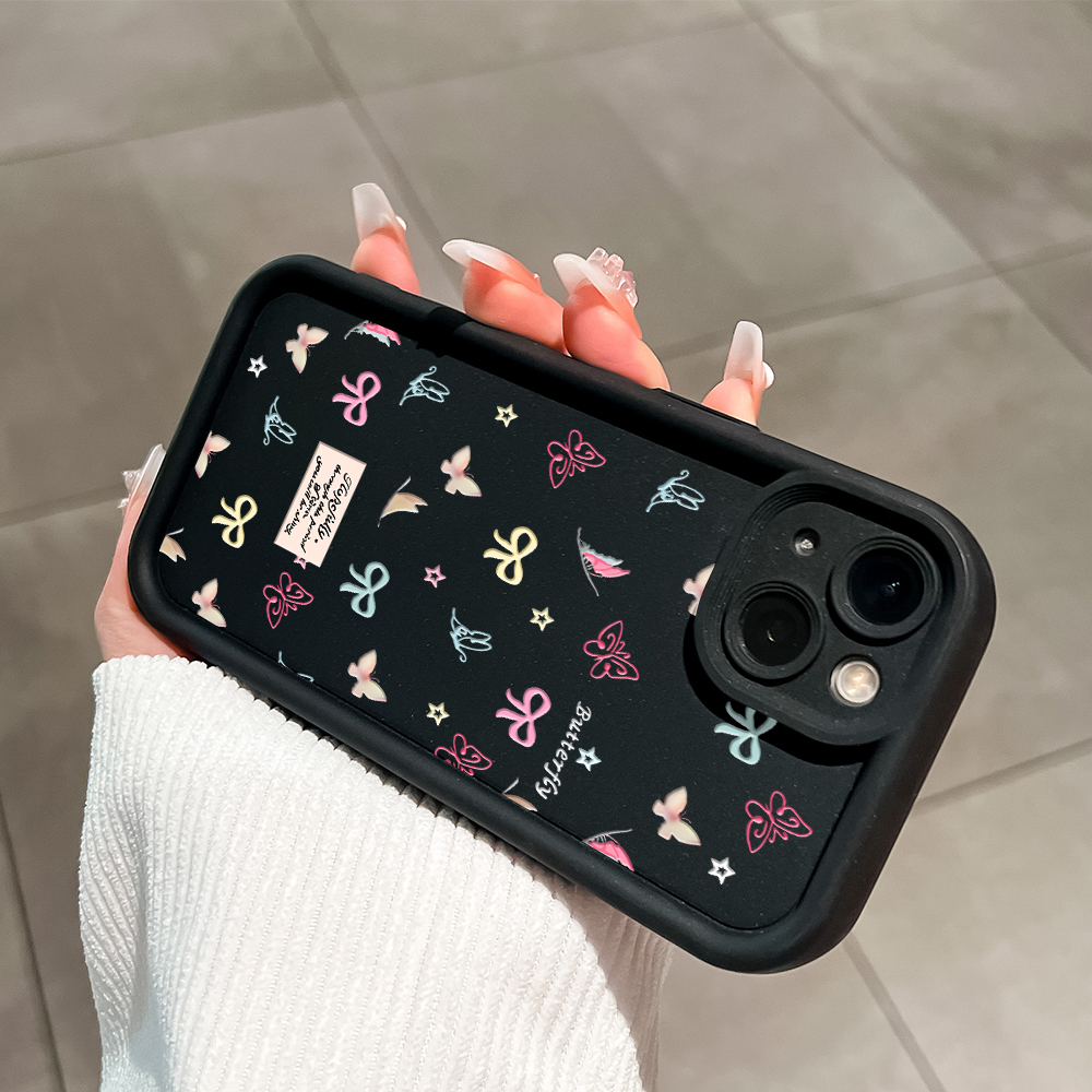 UCUC for Infinix Note 40 Back Cover Full Screen Color Bow Tie Soft ...