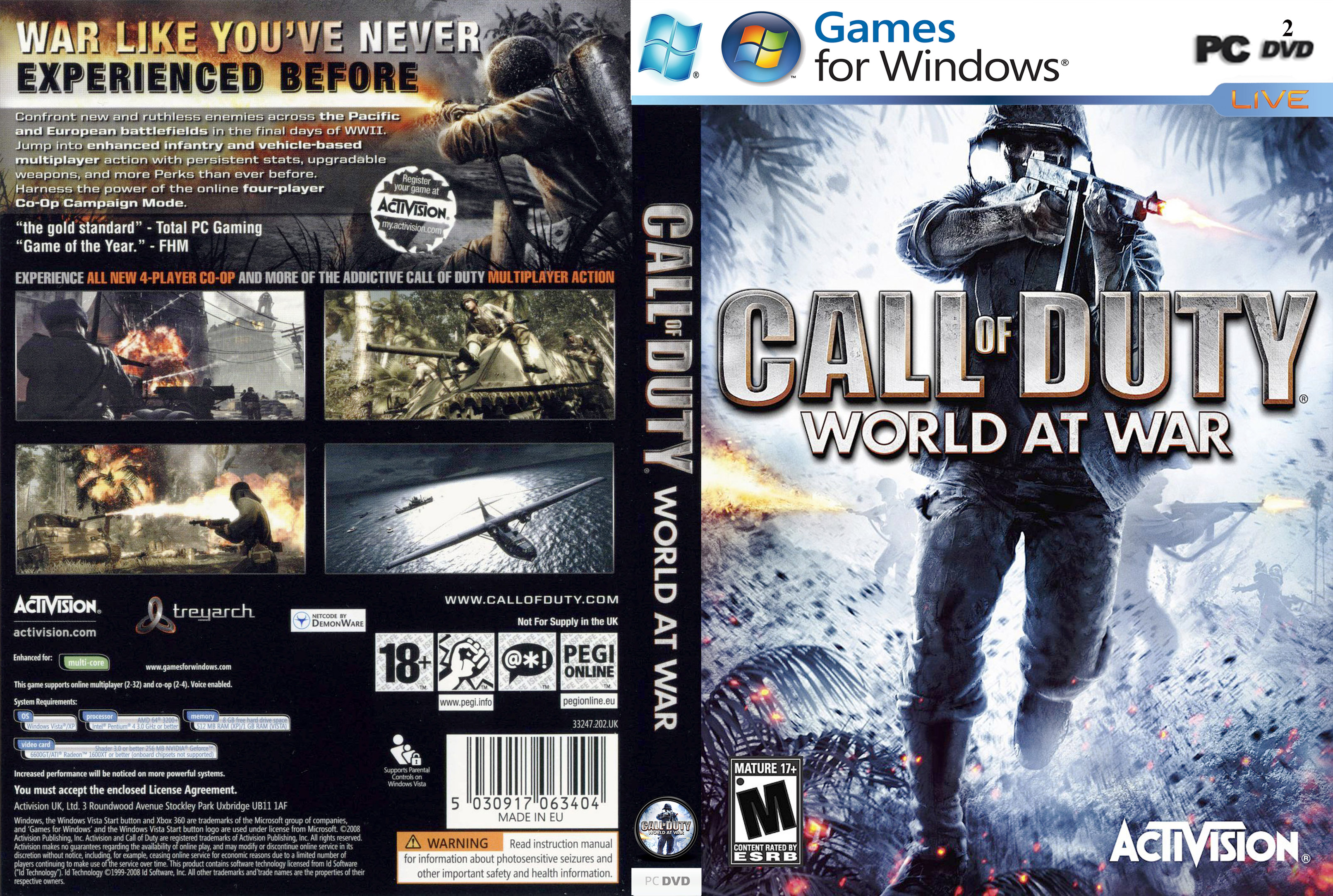Call Of Duty 5 World At War PC GAME Offline INSTALLATION Lazada