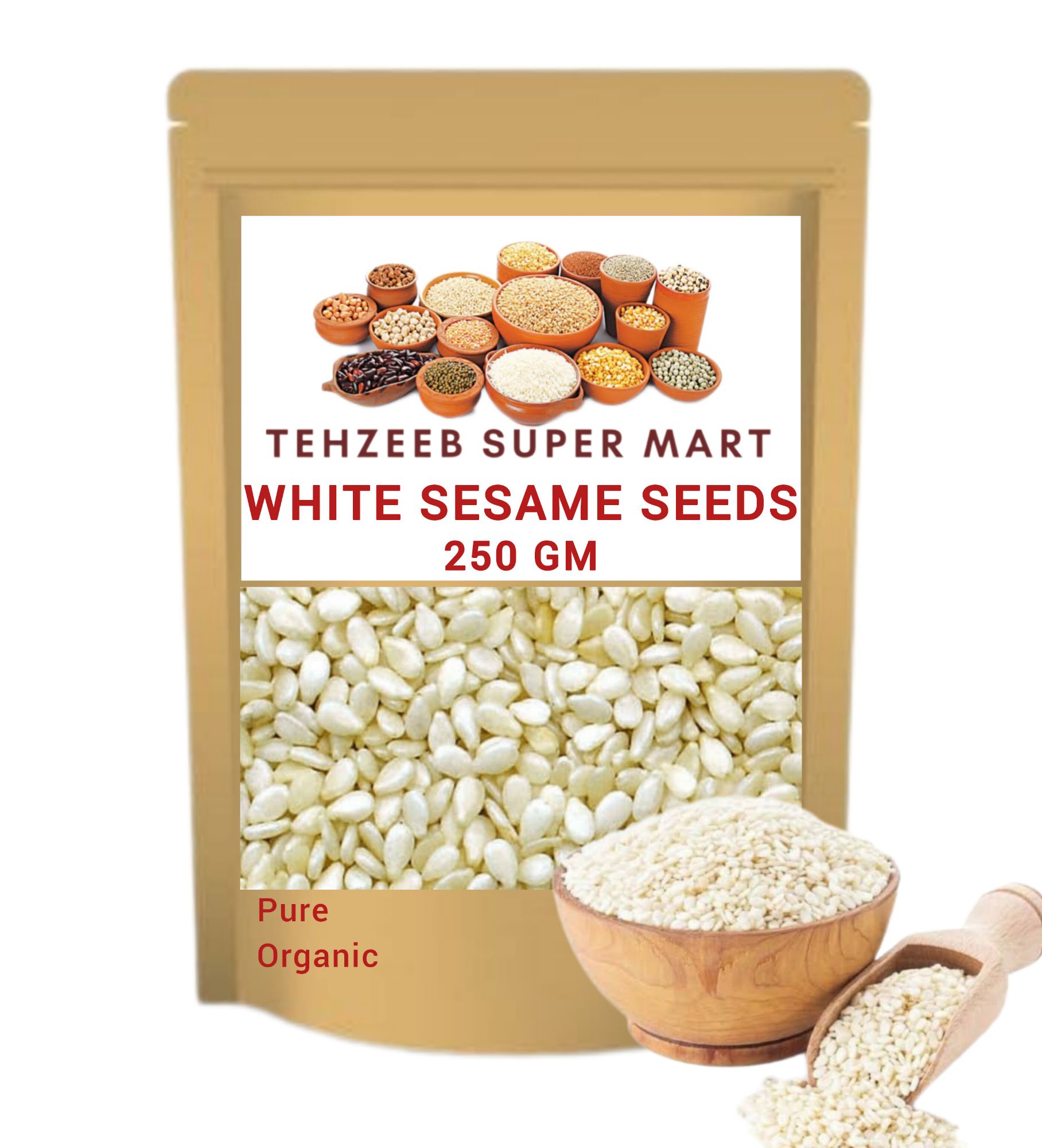 Safaid Til • White Sesame Seeds • 250g | Daraz.pk