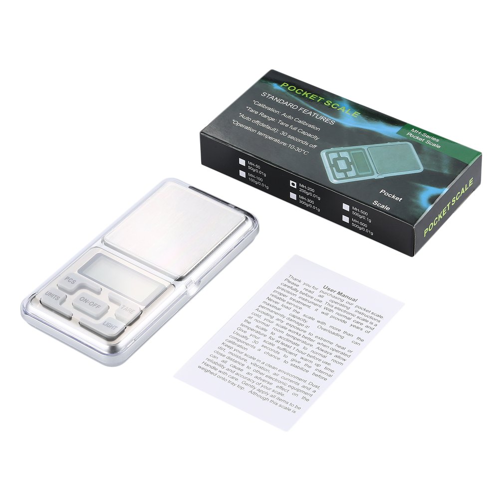 200g/0.01g Mini Pocket Size Digital Pocket Gem Scale Balance Counting ...