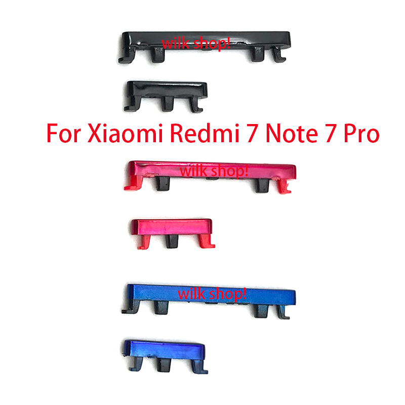 For Redmi 7 Note 7 Pro Power Button On Off Volume Up Down Side Button ...