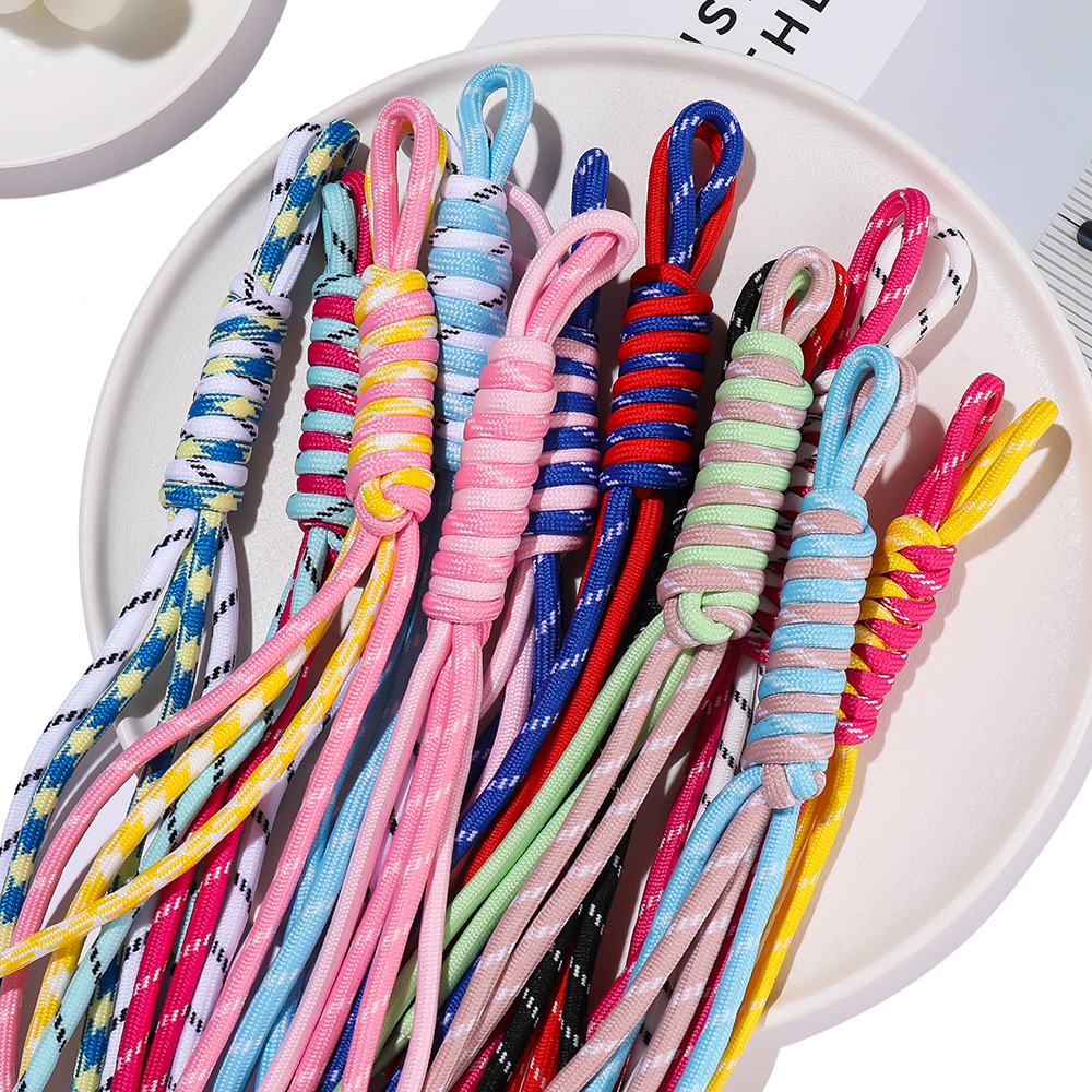 St. kunkka 1pcs/bag Colored Polyester Lanyard Two-color Lanyard For DIY ...